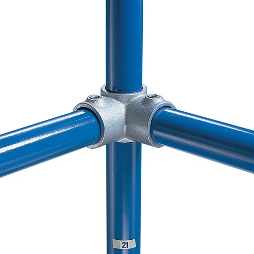 Rohrkreuzverbinder Größe 9 Typ 35 Bohrung 50 mm KEE SAFETY
