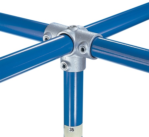 Rohrkreuzverbinder Größe 9 Typ 35 Bohrung 50 mm KEE SAFETY