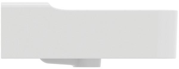 Aufsatzwaschtisch Conca seidenweiß 800x450x165mm 1 Hahnloch, mit ...