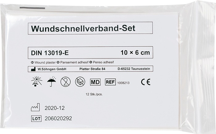 Pflaster-Schnellverbandset SO 120x6 cm SÖHNGEN | Online kaufen bei MÖWIUS