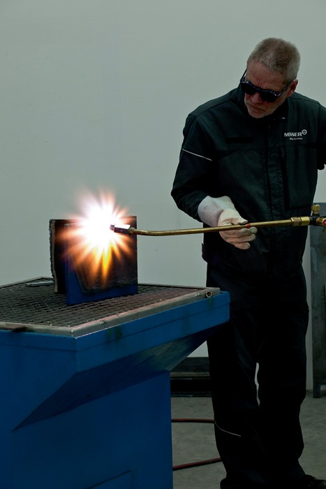 Wärmeeinsatz STARLET F-PMYE Einsatzgröße 10 Länge 580 mm Propan, Methan, Mapp, Ethylen MESSER ...