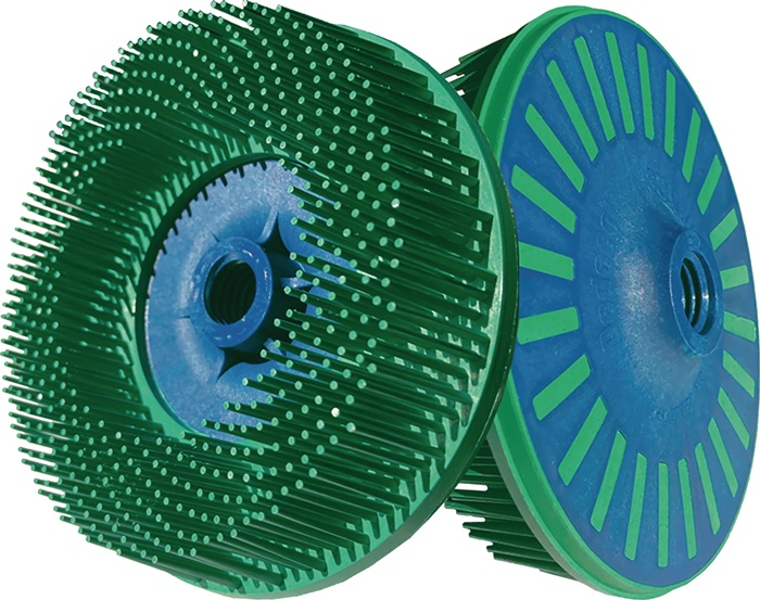 Rundbürste Sunburst Ø 115 mm M14 Drahtstärke 1,25 mm Kunststoff Körnung ...