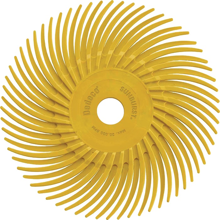 Jepsen-Handel Radialbürstenscheibe PREMIUM SUNBURST Ø 76 mm Körnung 80 ...