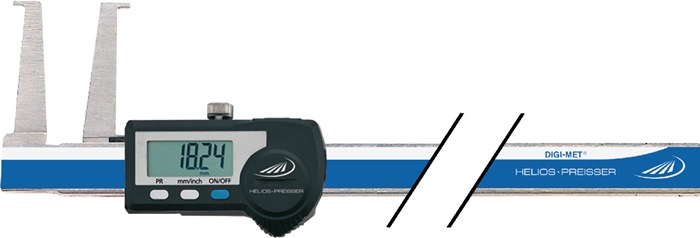 Messschieber DIGI-MET® 10-160 mm für Innensicherungsnuten Datenausgang HELIOS PREISSER auf shop ...