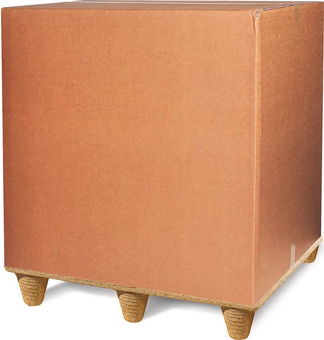 heinrich meier gmbh Palettencontainer Wellpappe L780xB580xH750 mm ...