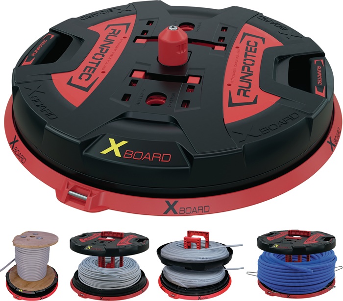 Kabelabroller XB 500 Ø 500 mm Tragfähigkeit 800 kg RUNPOTEC auf ZW24.de ...