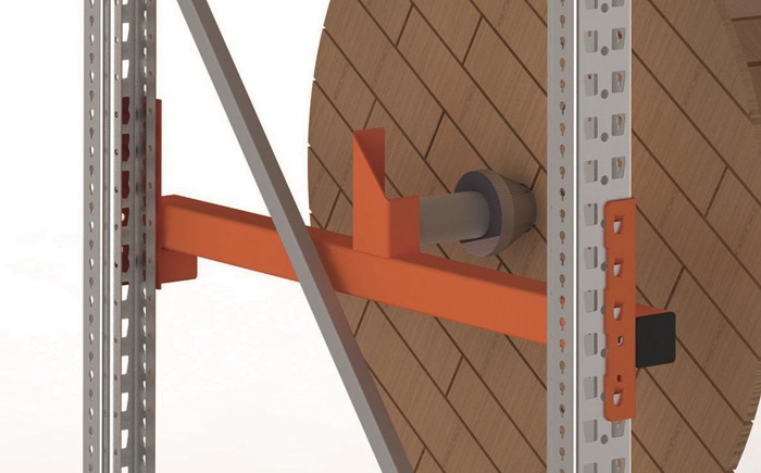 Kabeltrommelregal H2200xB1300xT1100 mm Grundregal META Max Schoen GmbH